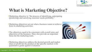 How to Write Marketing Objectives | PPTX