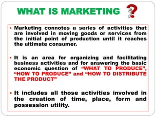 Marketing of agric produce | PPTX