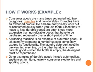 Marketing of consumer durables and non durable goods and | PPTX