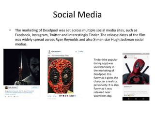 Marketing of deadpool | PPTX