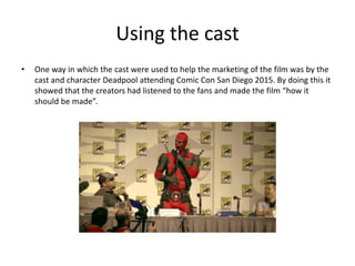 Marketing of deadpool | PPTX