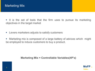Marketing of financial products Marketing Mix - Product and Product Mix ...