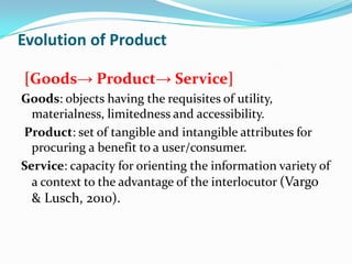 Marketing of products and services | PPTX