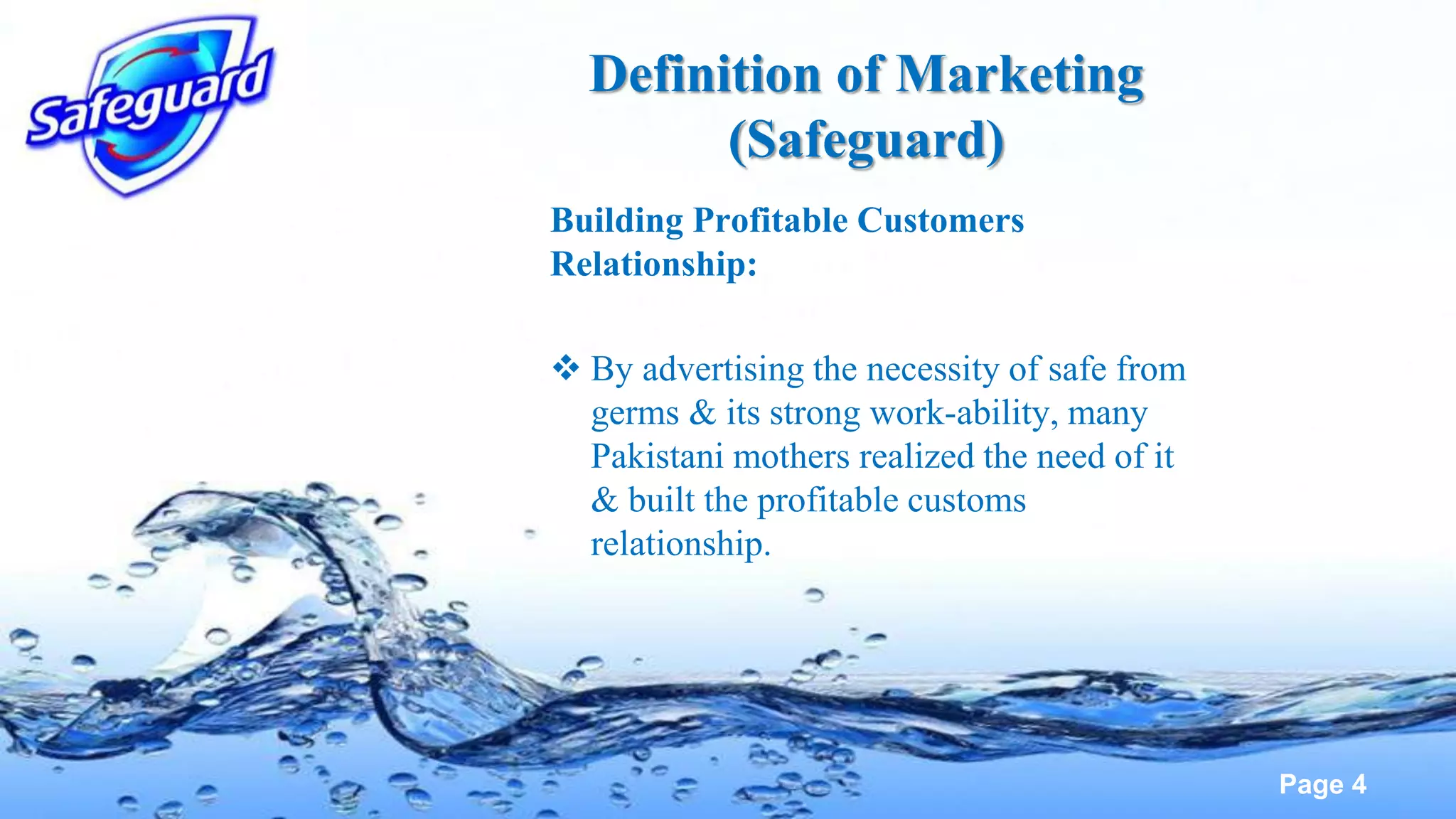 Marketing of Commander safeguard (soap) | PPTX