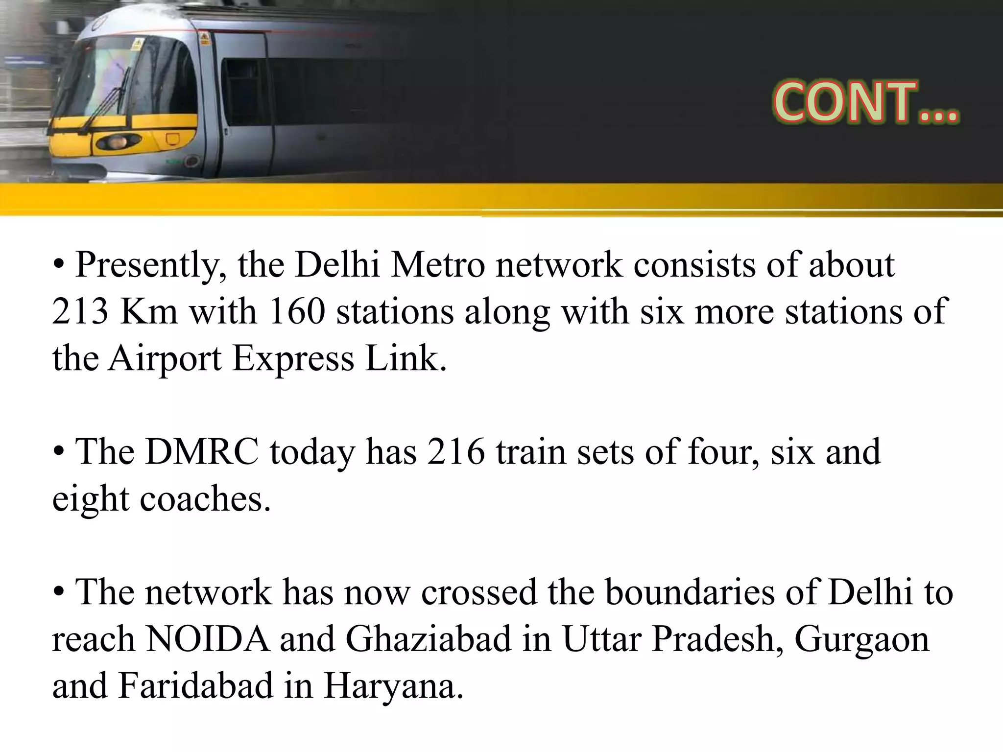 Marketing plan of DMRC | PPTX