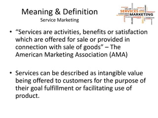 Marketing of Service (PPT) By MUKUL GUPTA | PPTX