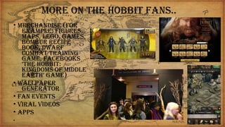 Marketing and Promotion of ‘the hobbit an unexpected journey' and other ...