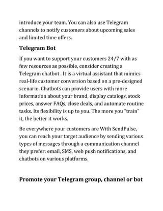 Marketing on Telegram The definitive guide.pdf