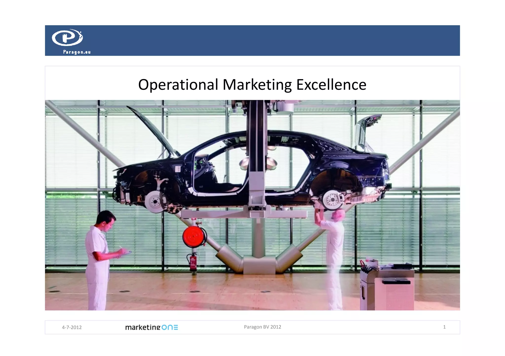 Operational Marketing Excellence | PDF