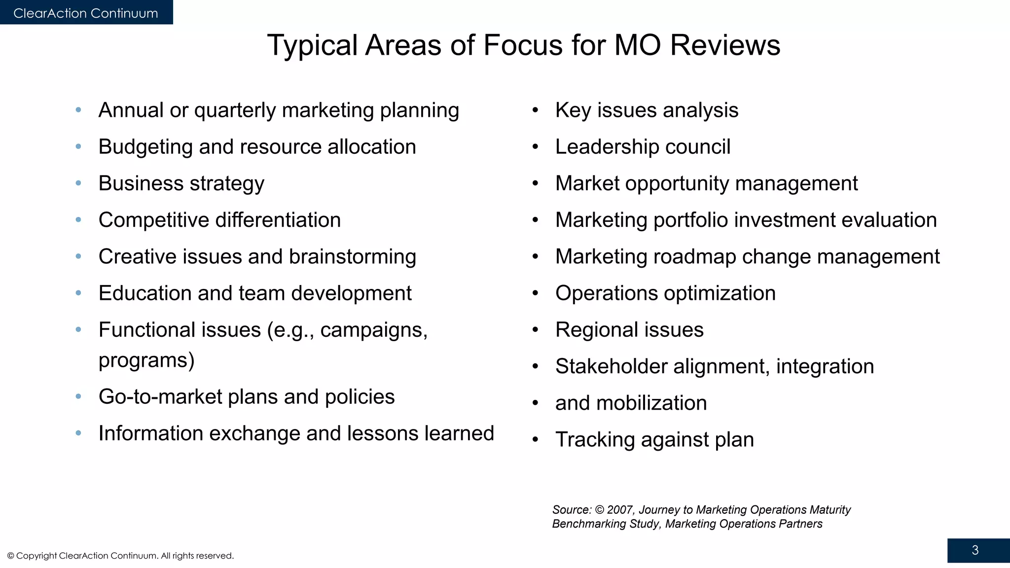 Marketing Operations Reviews: What They Are and Why You Need Them | PPT