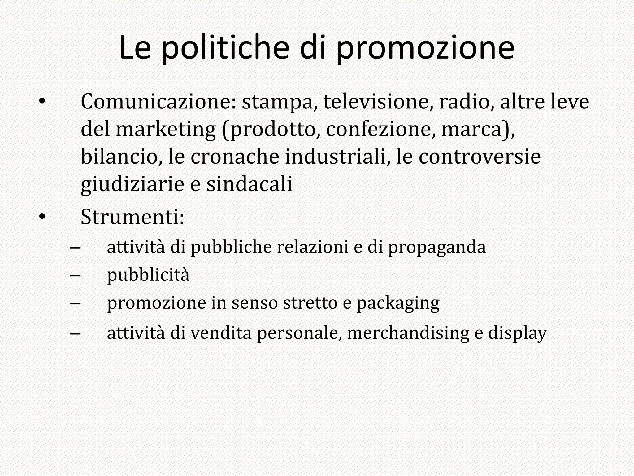 Marketingoperativo-promozione | PPTX