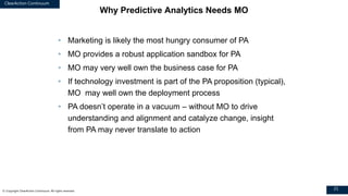 Marketing Operations: The Engine Behind Predictive Analytics | PPT