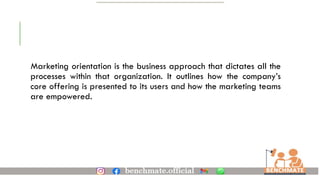 Marketing orientations | PDF