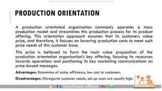 Marketing orientations | PDF