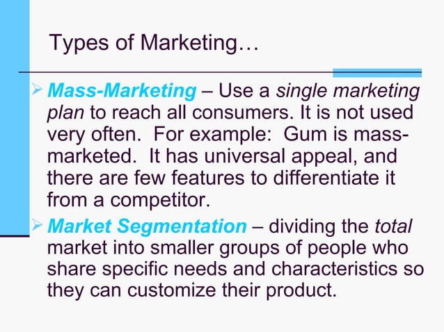 Marketing overview | PPT