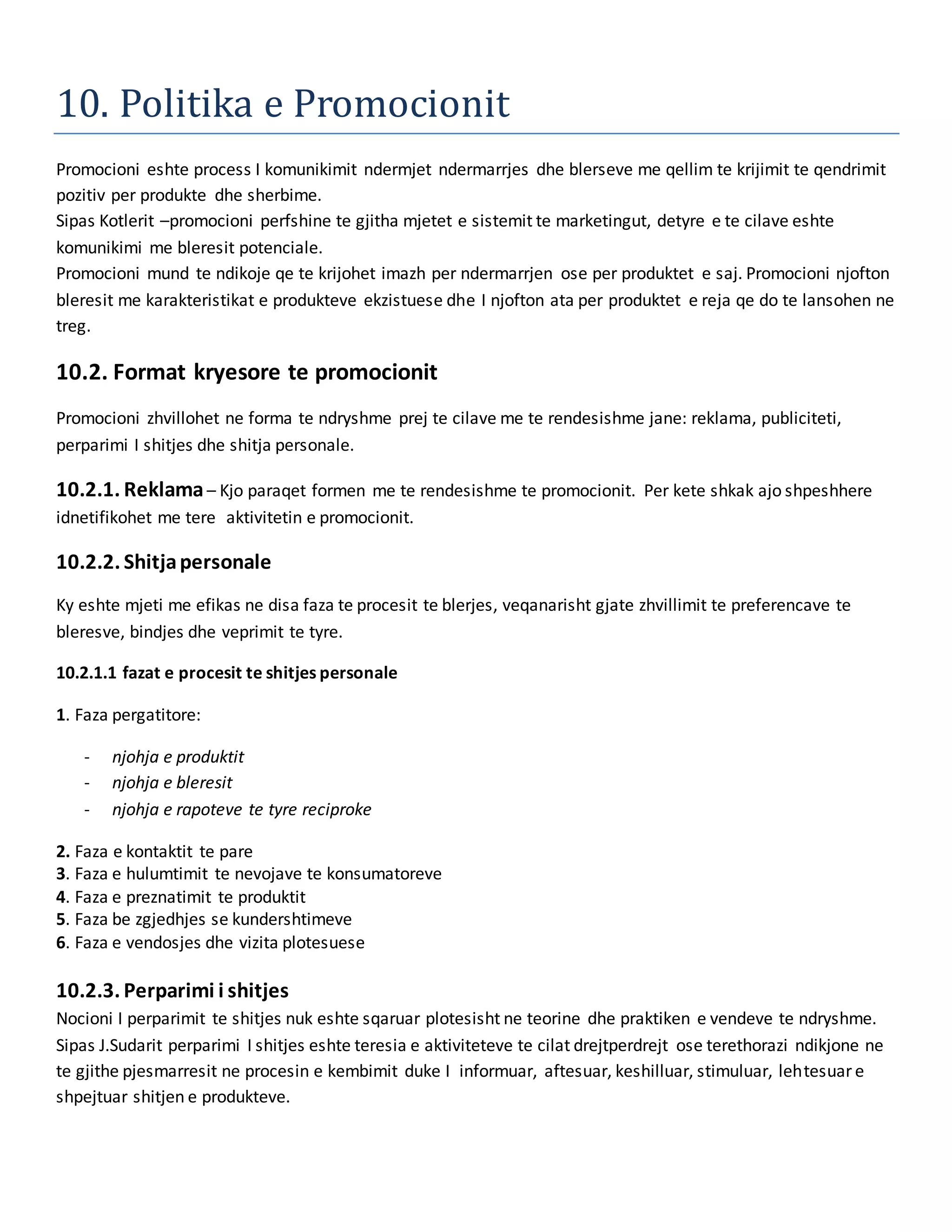 Marketing - Kollokviumi i 2-të | PDF