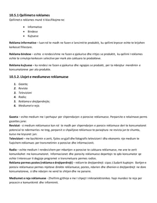 Marketing - Kollokviumi i 2-të | DOCX