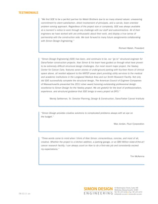 SIMON DESIGN ENGINEERING | PDF