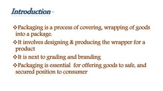 Marketing packaging presentation | PPTX