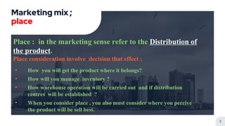 Marketing place mix | PPTX