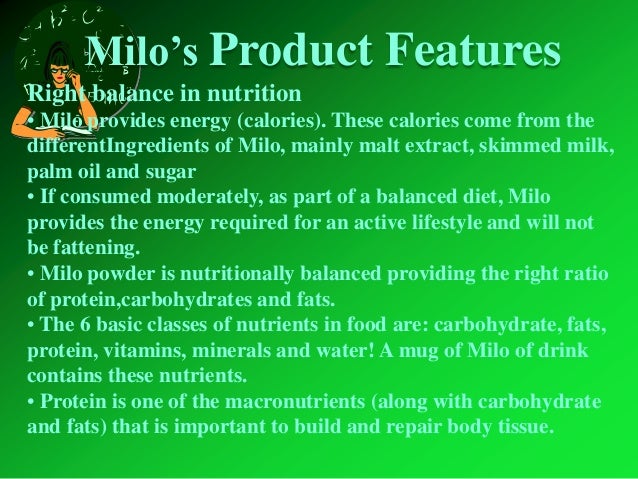 Milo Nutritional Benefits | Besto Blog