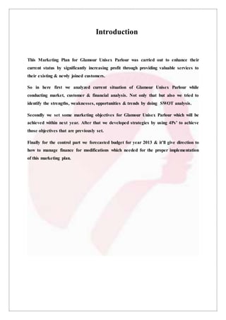 Marketing plan | DOCX