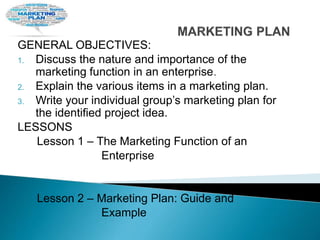 MARKETING: Function, Guide and Example | PPT