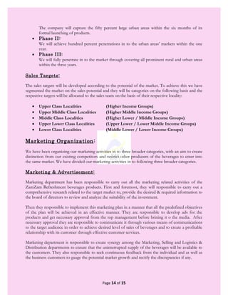 Marketing plan | DOC | Business | Business and Finance