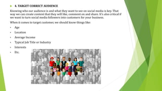 Market Plan: Social Media | PPT