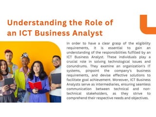 Eligibility To Become An ICT Business Analyst 261111 | PPT