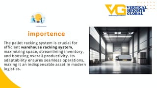 Maximizing Warehouse Efficiency: Pallet Racking Systems in Dubai | PPT