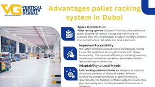 Maximizing Warehouse Efficiency: Pallet Racking Systems in Dubai | PPT