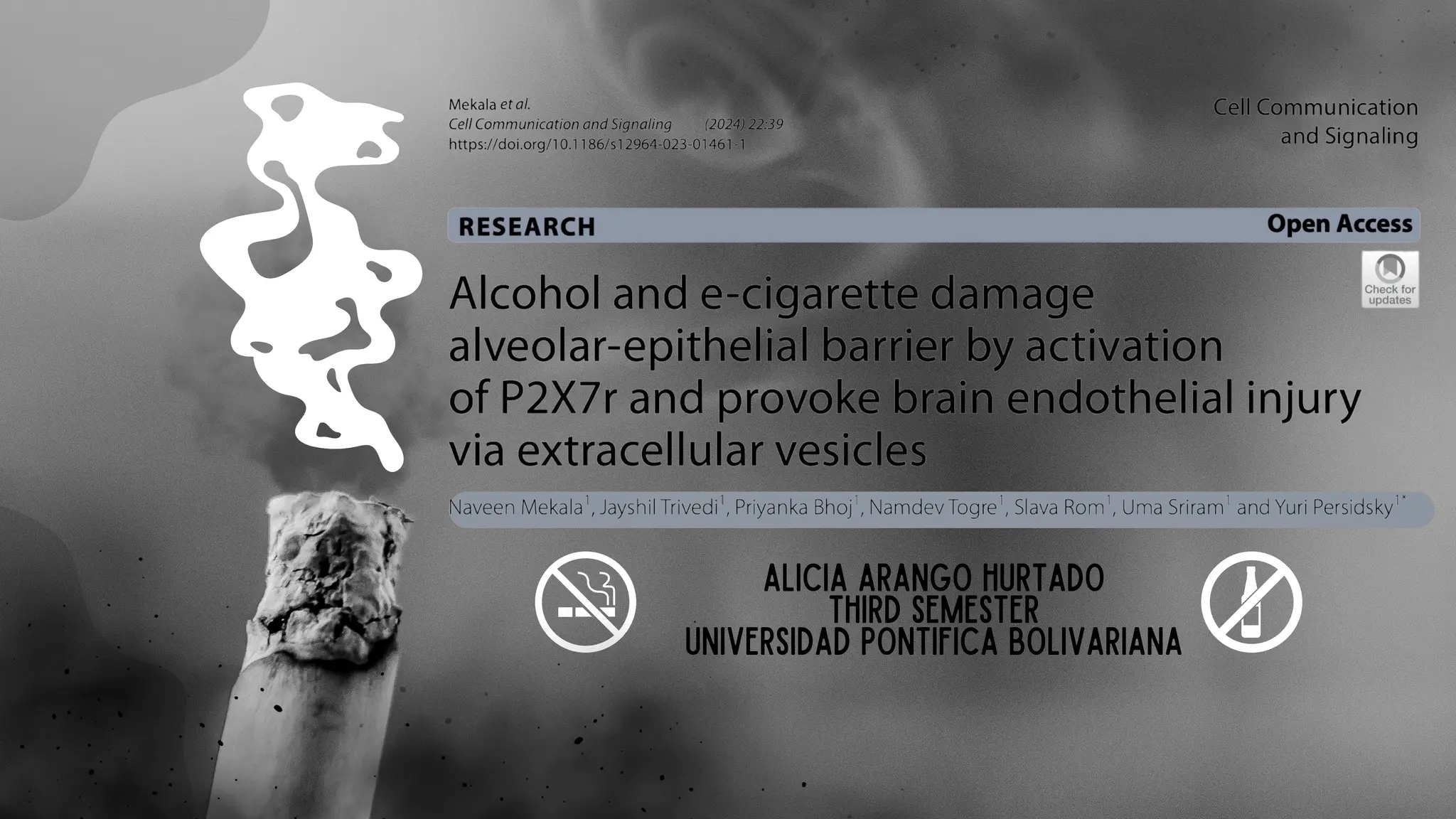 Alcohol and e-cigarette damage alveolar-epithelial barrier by ...