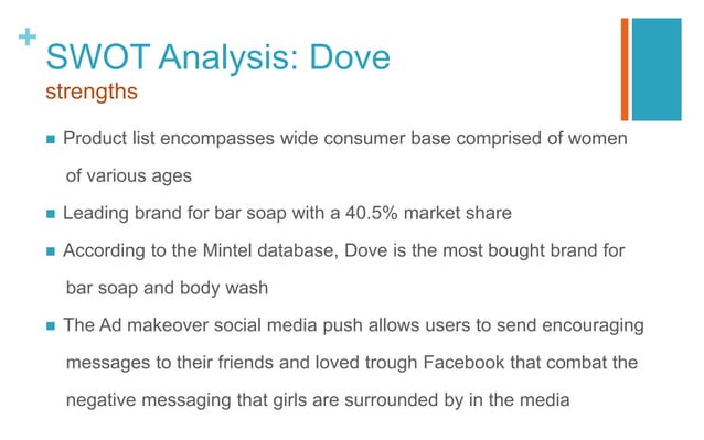 Marketing plan dove | PPT | Skin Care | Beauty