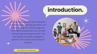 Marketing Plan - Social Media. The Sparks Foundation | PDF