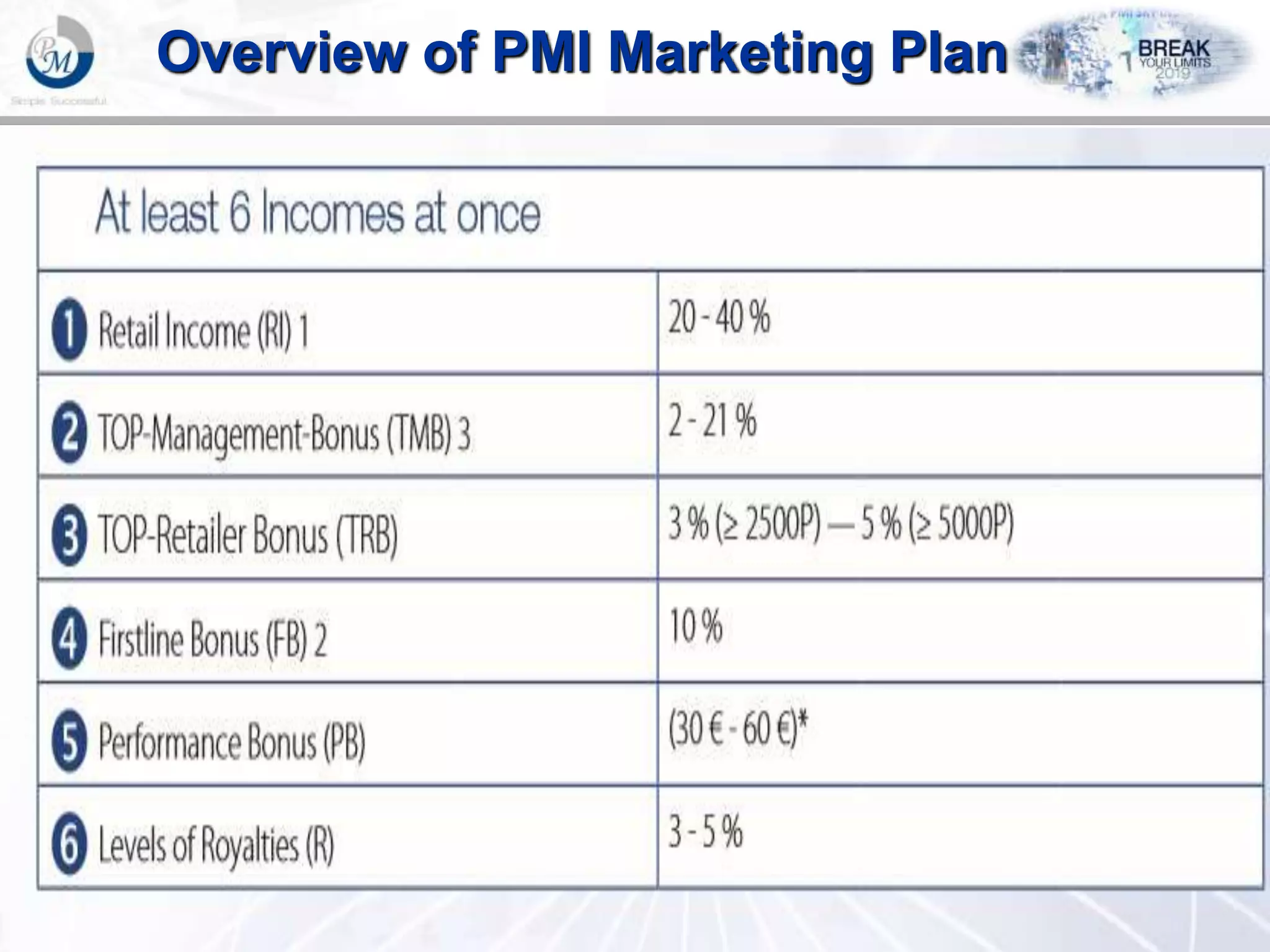 Marketing plan India PM International | PPSX