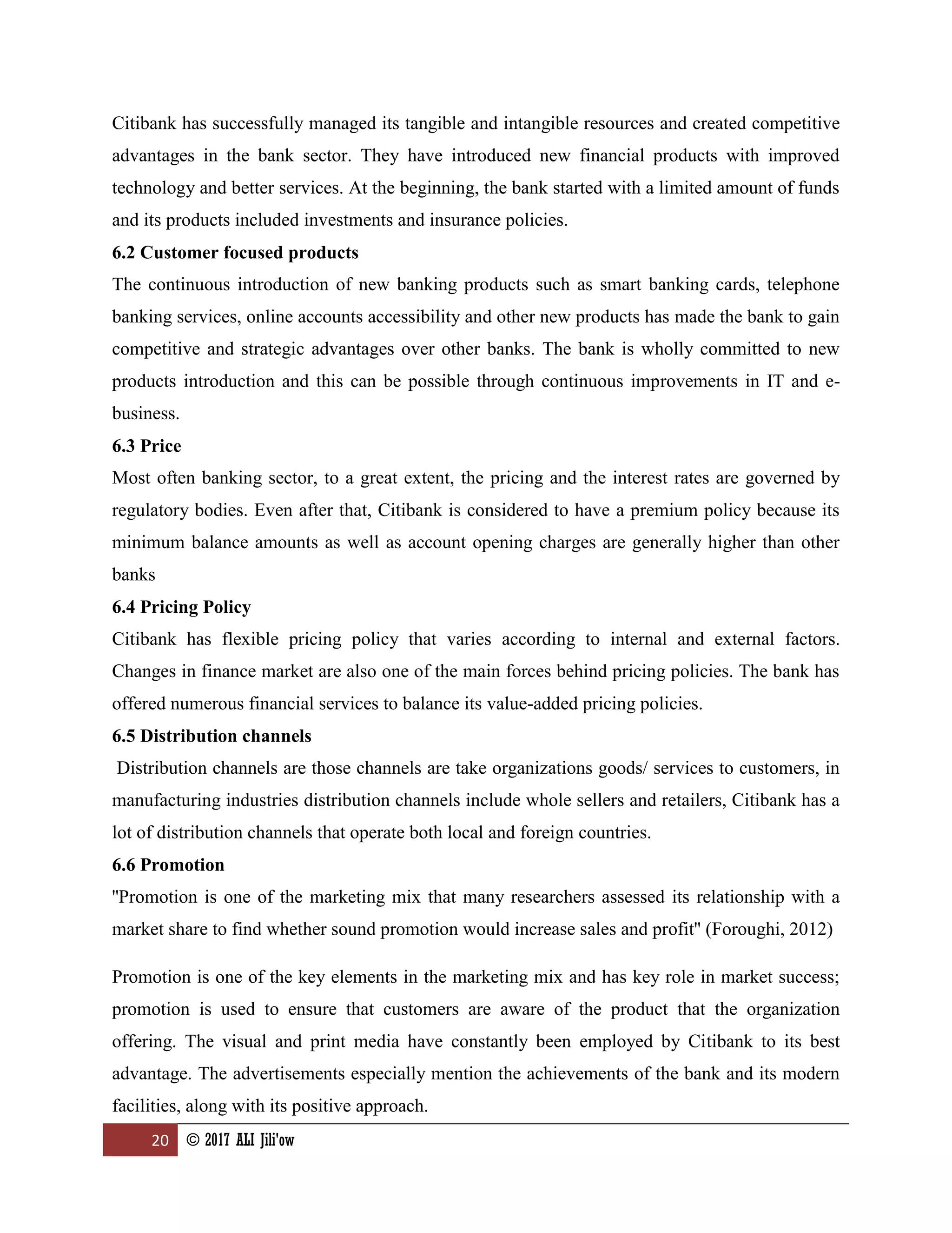 Marketing plan bank | PDF