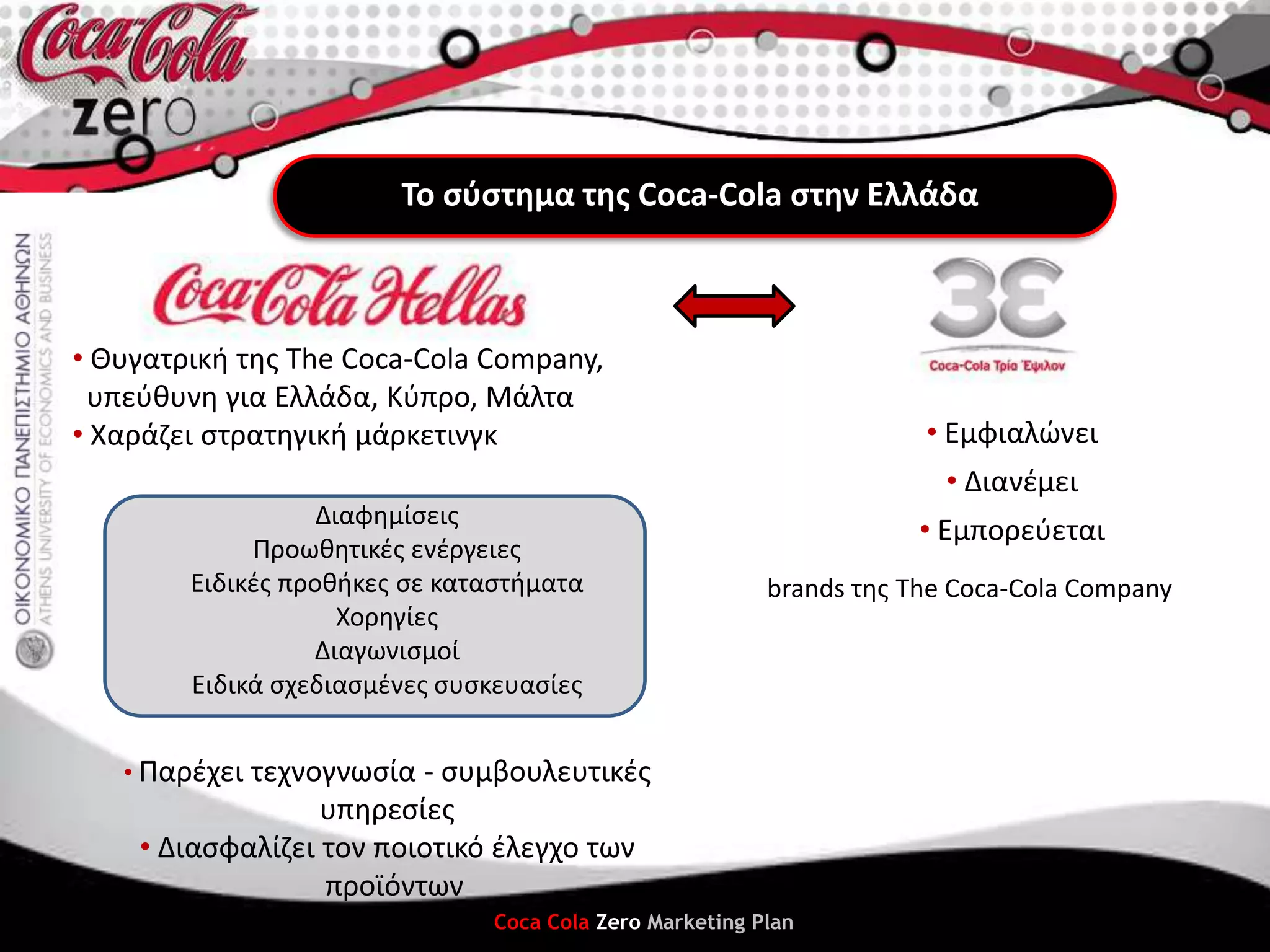 Marketing plan coca cola zero 2012-13 greek | PPTX