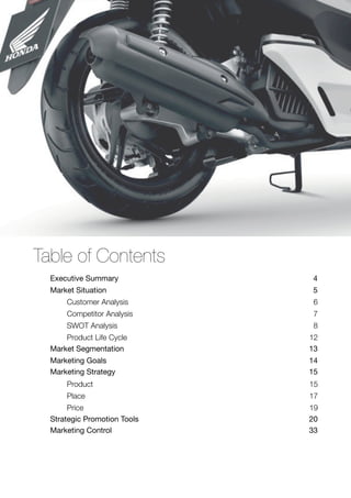 Marketing Plan for Honda PCX | PDF