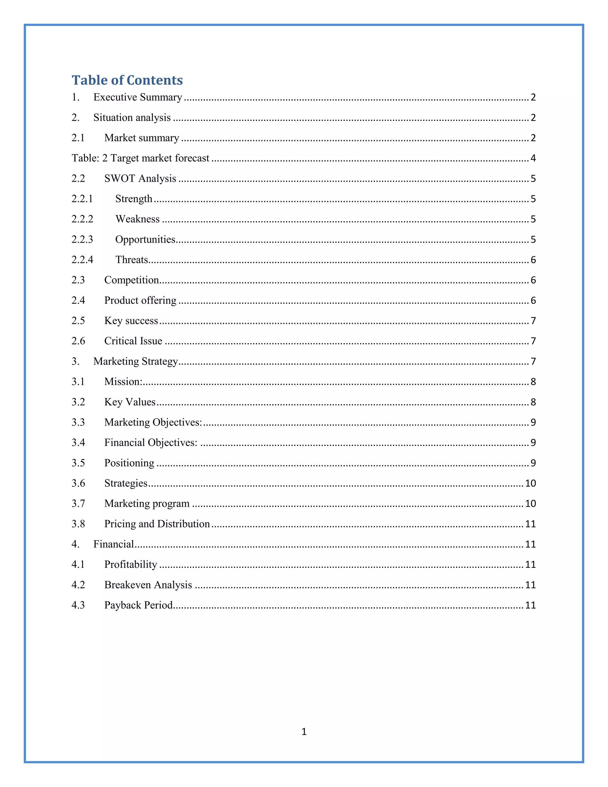 Marketing plan final | PDF