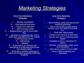 Marketing Plan For AMA | PPT