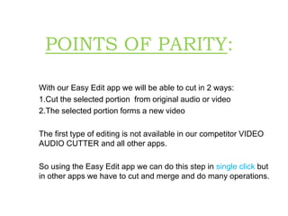 Marketing plan for android app(easy edit) | PPT
