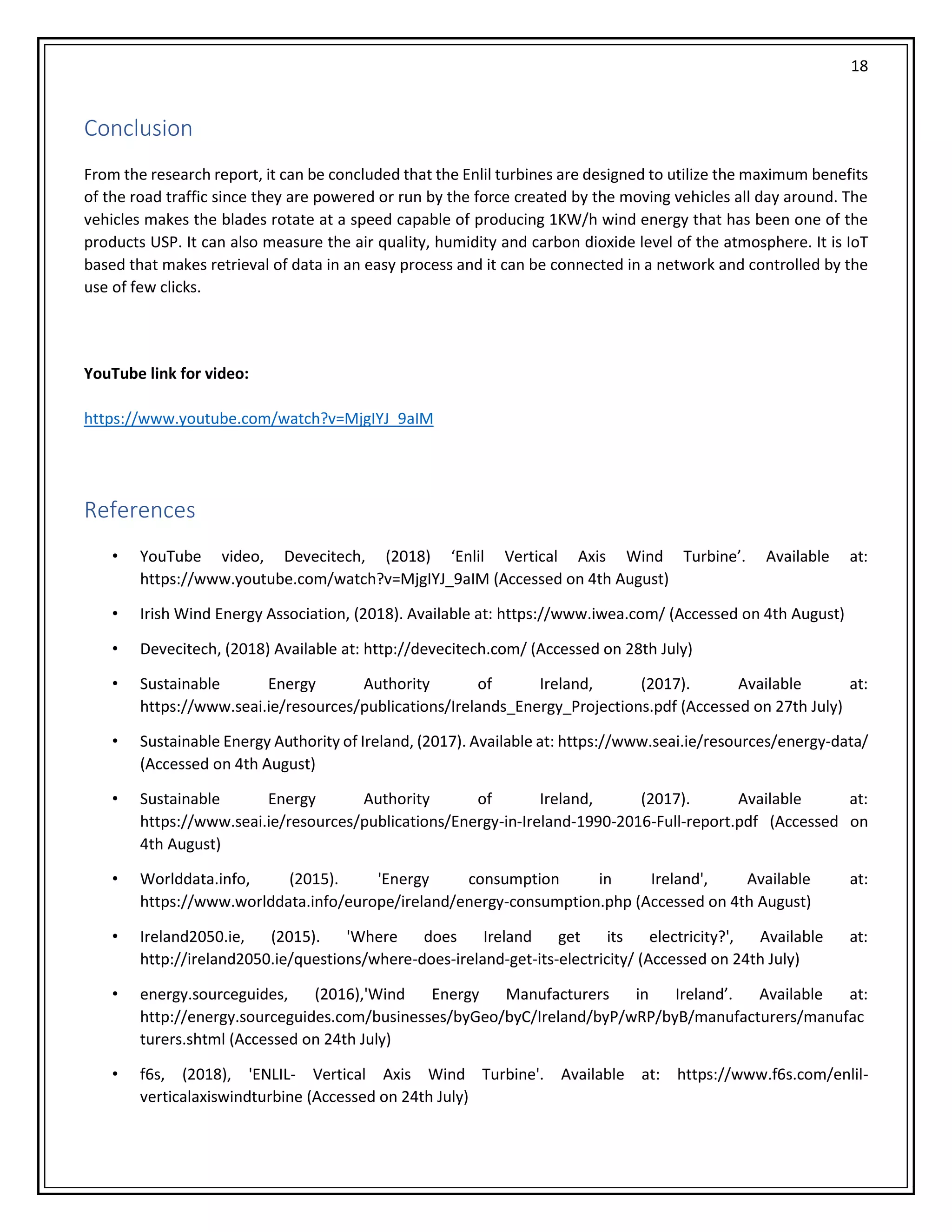 Marketing Plan for Enlil Wind Turbine | PDF