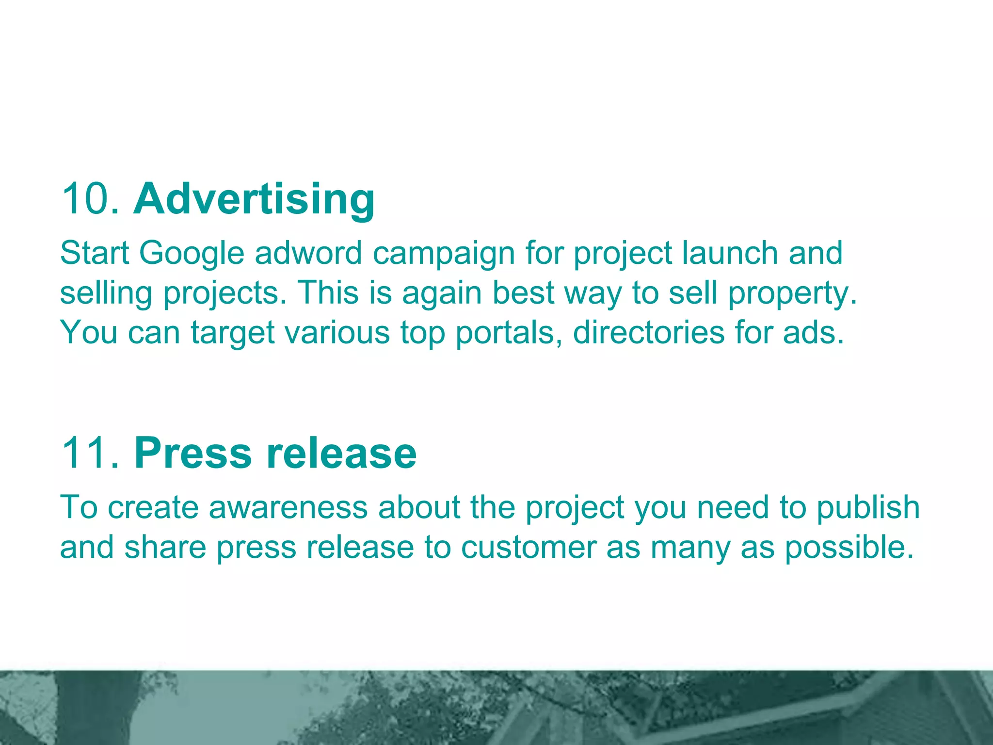 Marketing Plan for Real Estate Company | PPTX