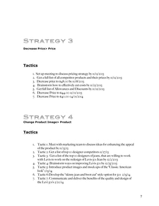 Levi's Marketing Plan | PDF