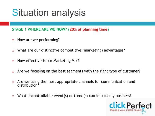 What Is The SOSTAC Model Of Marketing? By PR Smith – Download PDF | PPT