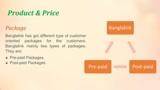 presentation on Marketing plan of banglalink | PPTX