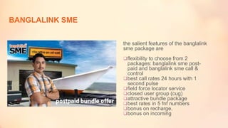 presentation on Marketing plan of banglalink | PPTX