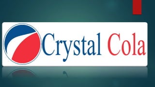 Marketing plan of Crystal Cola written by Hussain Hashimy | PPT