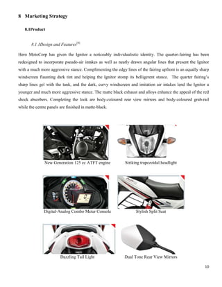 Marketing plan of hero ignitor bike | DOCX | Motorcycle Sports | Auto ...